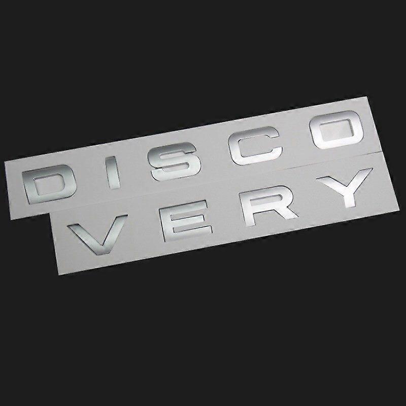 ABS Letters Discovery Front Hood Badge Emblem Cover Rear Trunk Logo ...