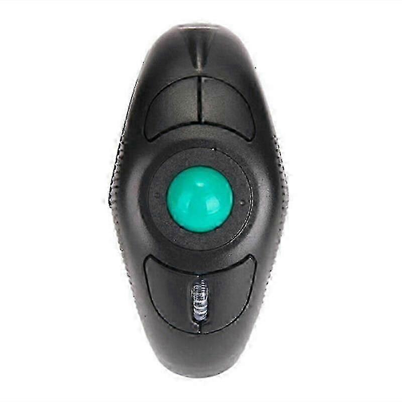 2.4G Wireless Air Mouse Ergonomic Trackball Handheld Finger USB Mouse ...