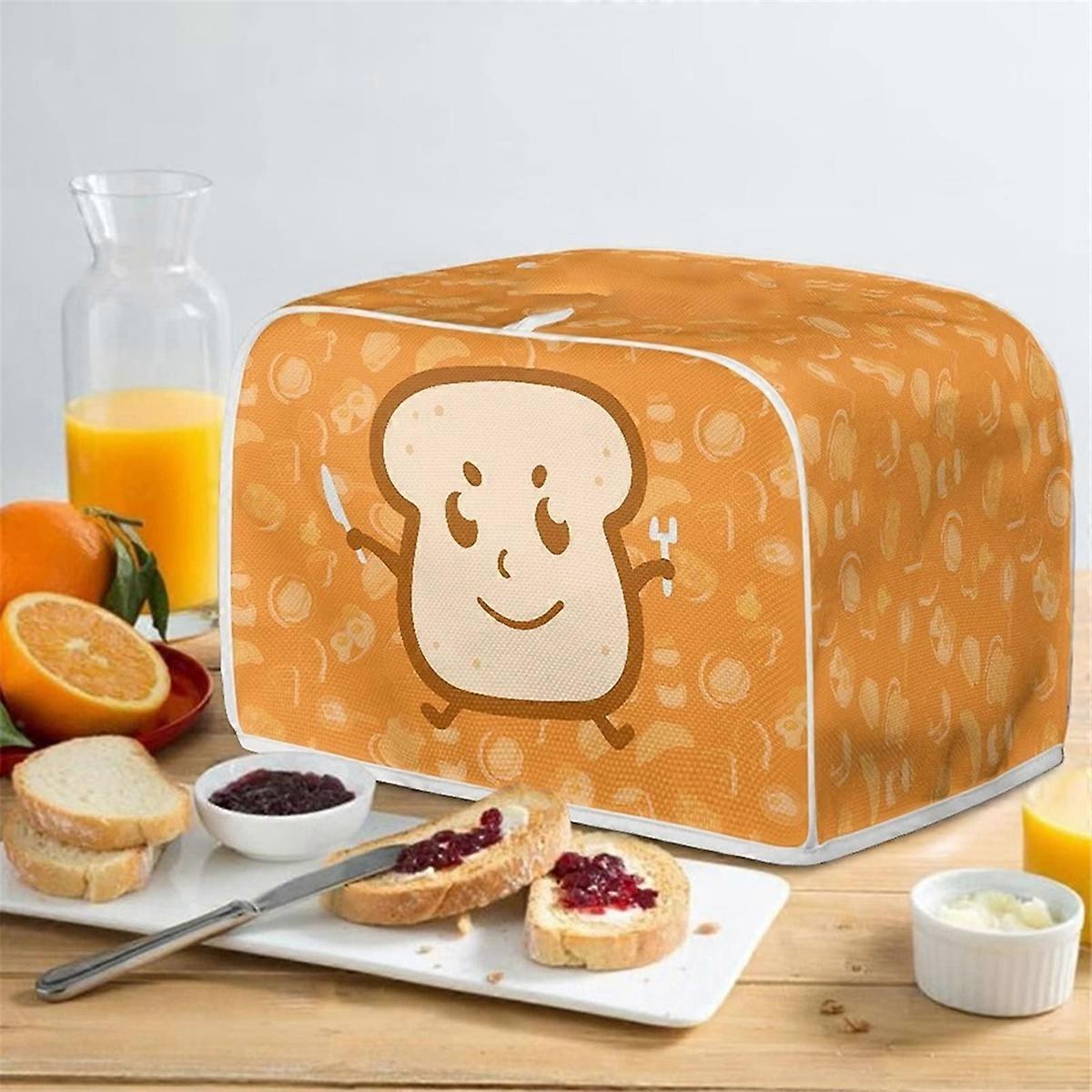 Toaster Protective Cover Cartoon Printing Bread Machine Dust Cover ...