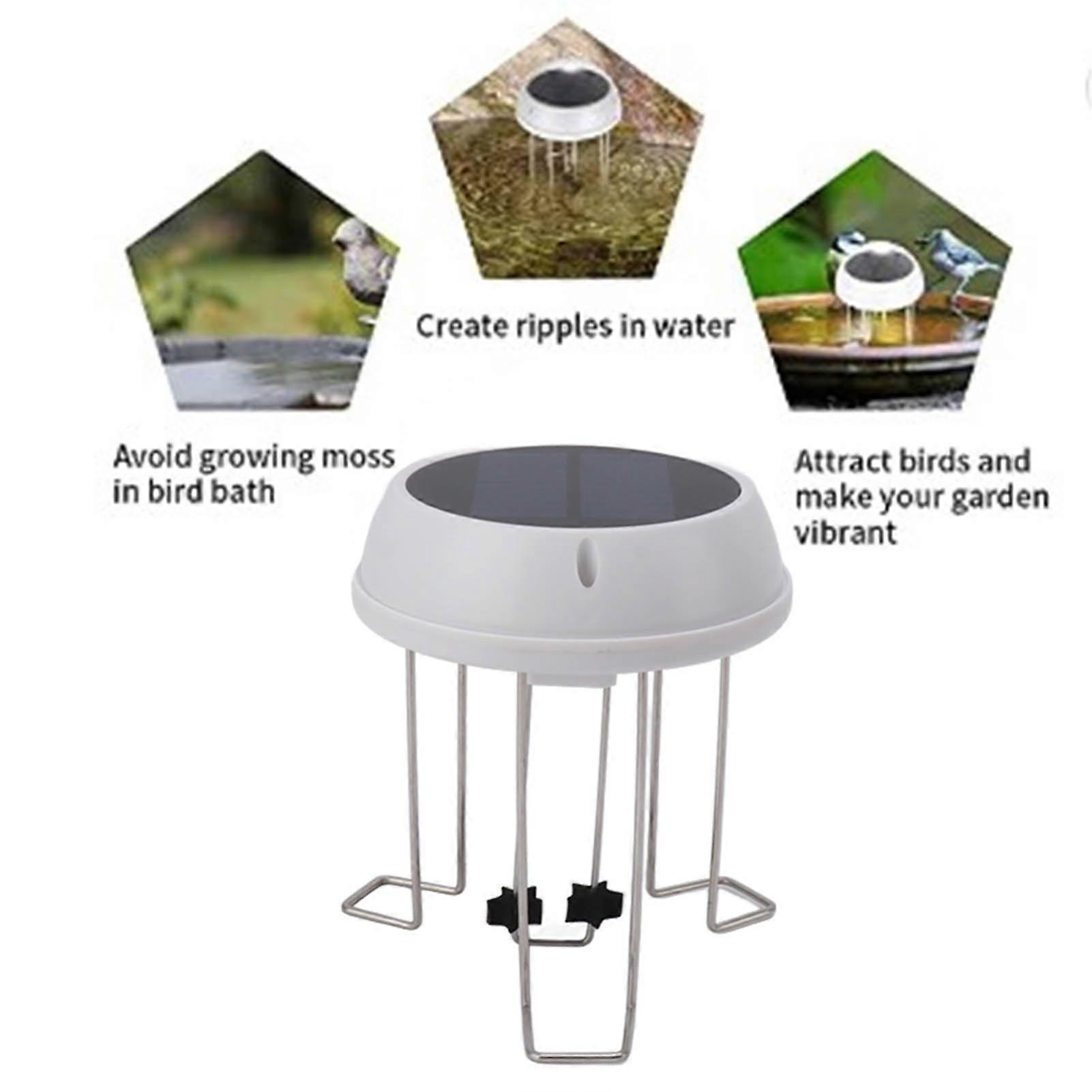 Solar Water Agitator Bird Bath Waterer Wiggler Water Mixer Solar ...