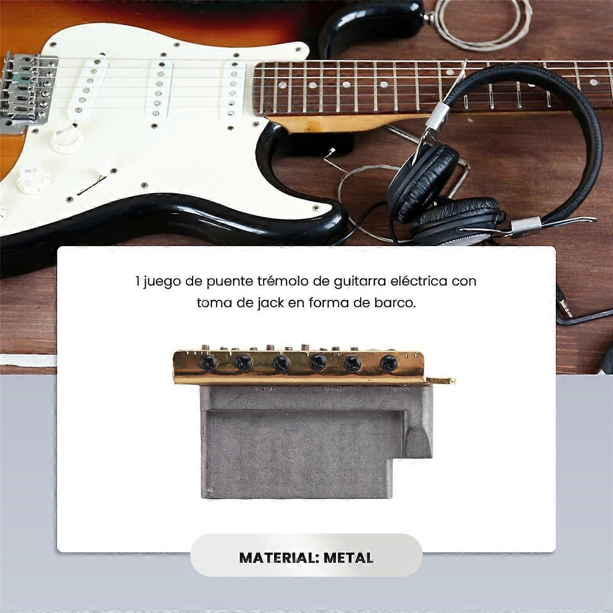 Gold Guitar Tremolo Bridge Arm Springs with Boat Jack Socket Set for ...