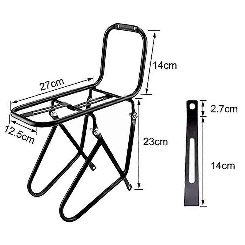 Bicycle Front Rack, Luggage Touring Carrier Racks 15KG Pannier Rack ...