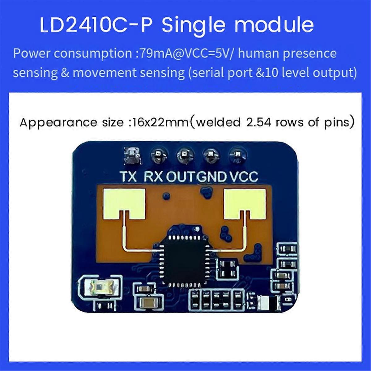 LD2410C 24G Radar Human Presence Sensor FMCW Radar Millimeter Wave ...
