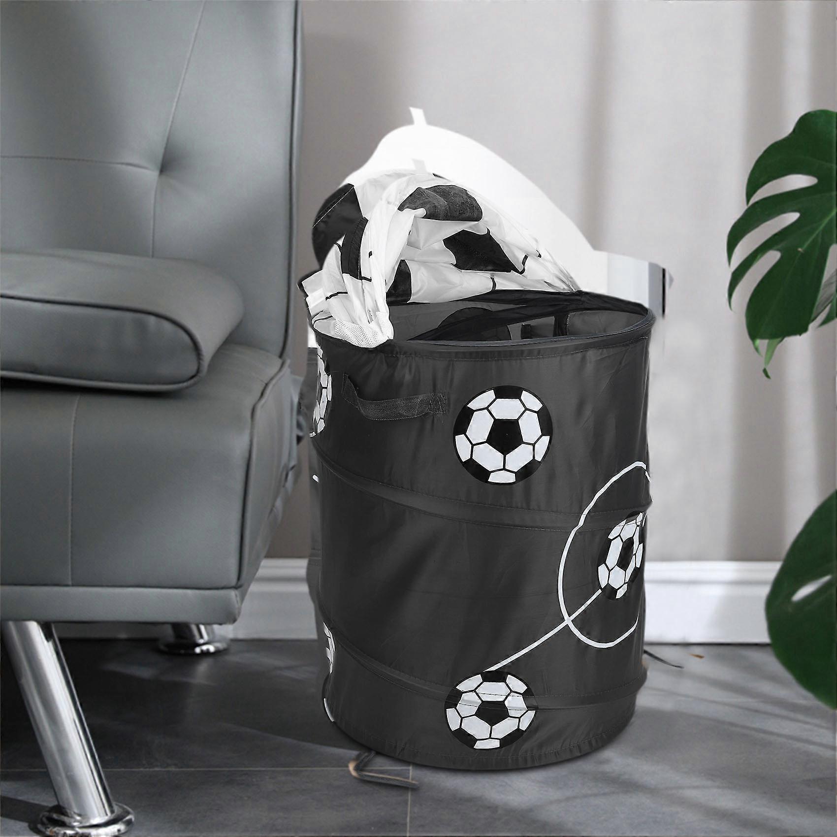Football Modeling Collapsible Laundry Basket Storage Barrels | Fruugo UK