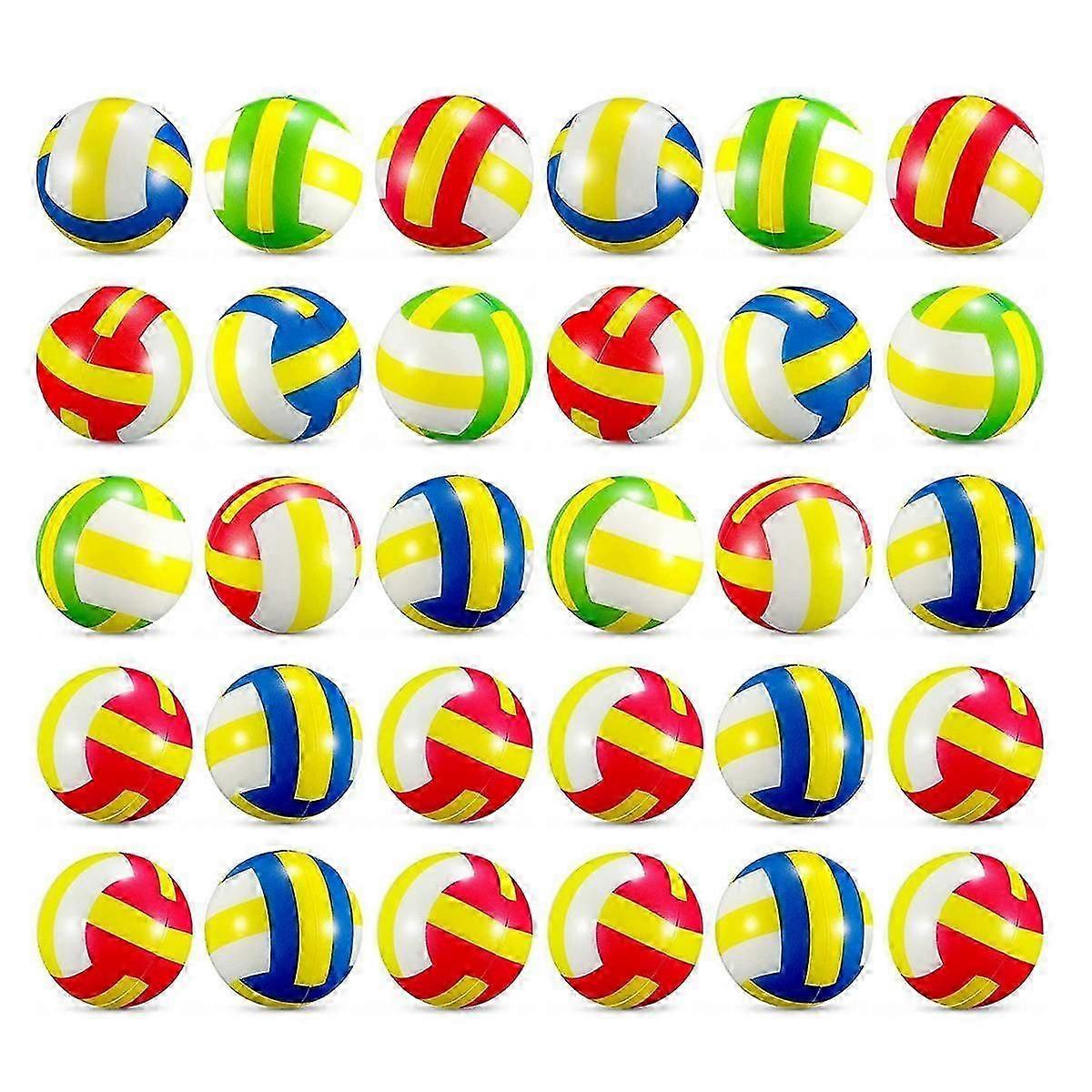 30pcs Mini Volleyball Stress Balls 2.36 Inch Sports Balls Mini ...