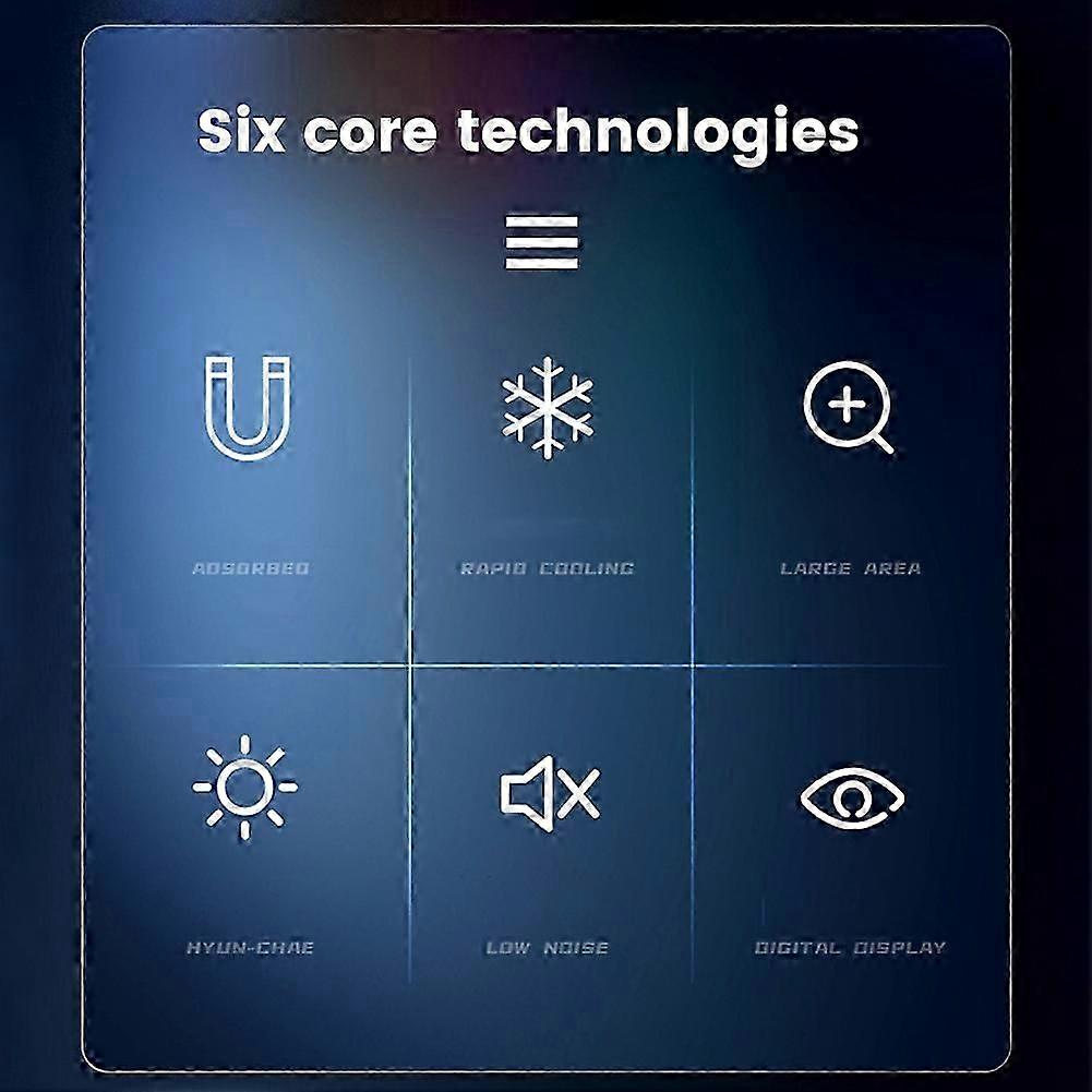 X42 Tablet Radiator Tablet Cooler RGB Colorful Lighting 10cm Fan ...