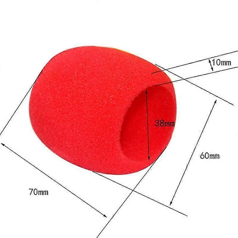 30 Pack Handheld Stage Microphone Windscreen Foam Cover in 12 Colors ...