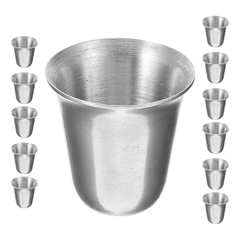 12pcs Stainless Steel Communion Cup Stackable Holy Communion Church ...