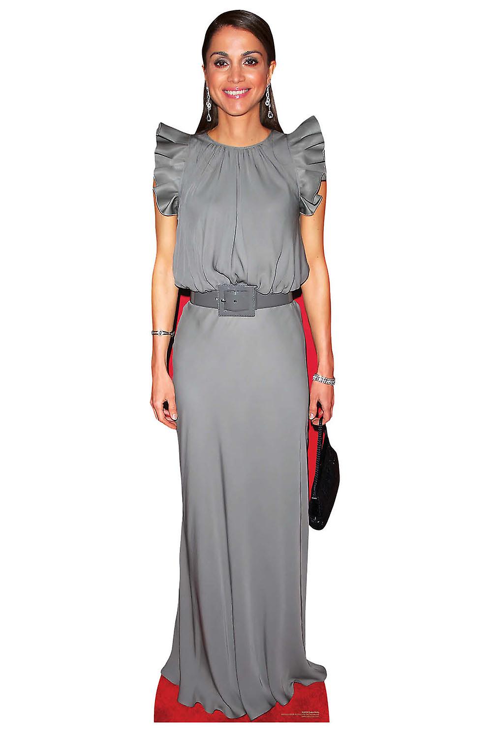 Queen Rania of Jordan Grey Dress Lifesize Cardboard Cutout / Standee ...