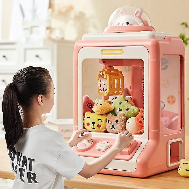 Cartoon Automatic Claw Machine Doll Machine Kids Operated Play Game ...