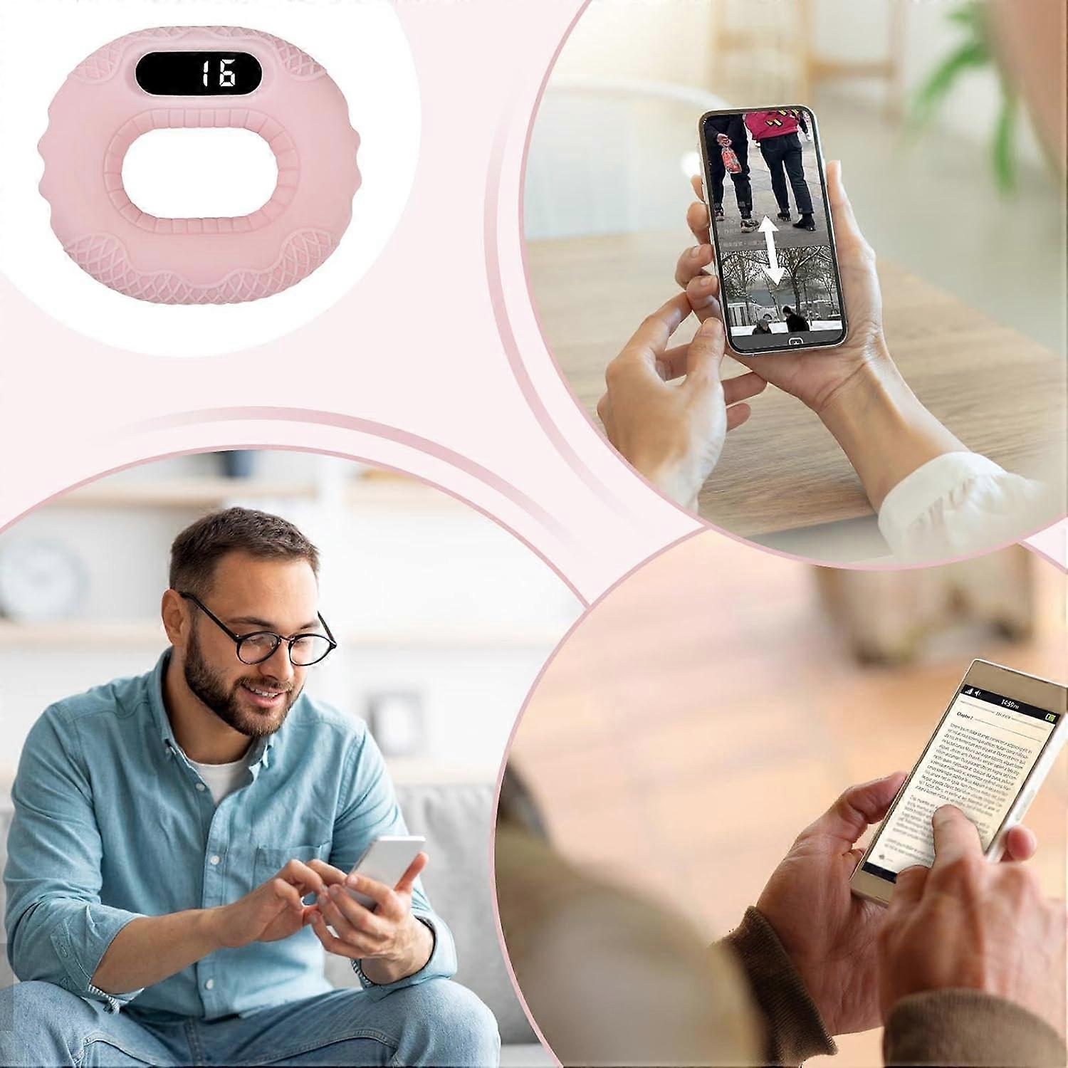 Silicone Hand Exercisers for Strength with Removable Counter | Hand ...