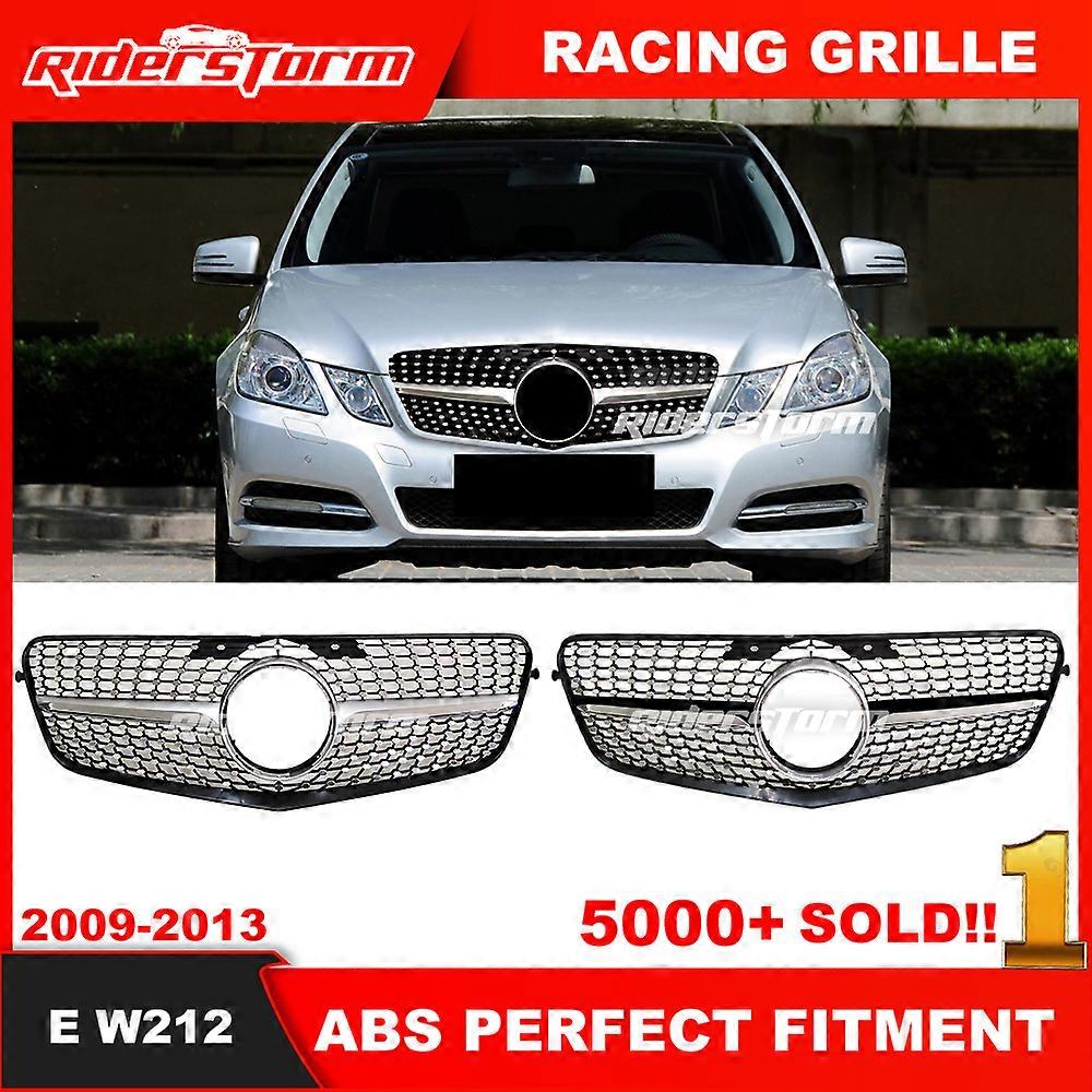 Year 2010 2011 2012 W212 Diamond Grille For merced E Class Sedan W212 Grille Front Grill For ...