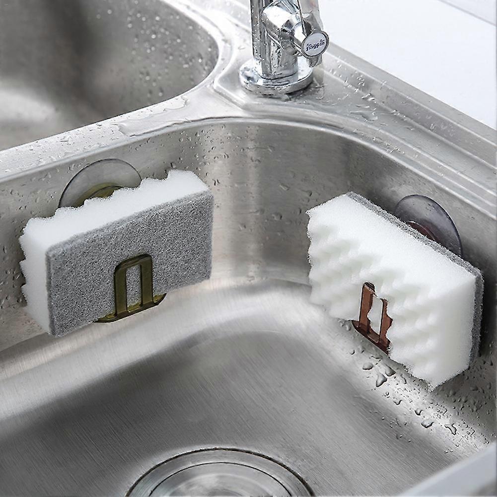 Kitchen Organizer Suction Cup Sink Drain Rack Sponge Storage Holder ...