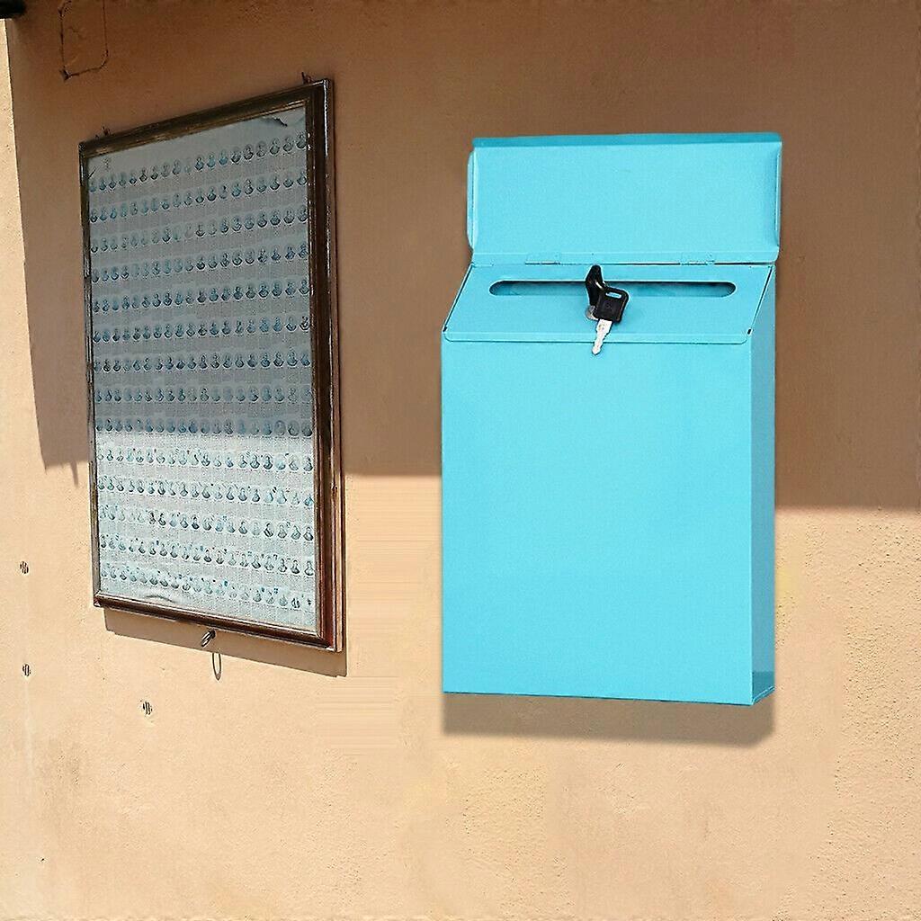 1Pcs Modern Mailbox Comment Letter Deposit Suggestion Drop Box Secured ...