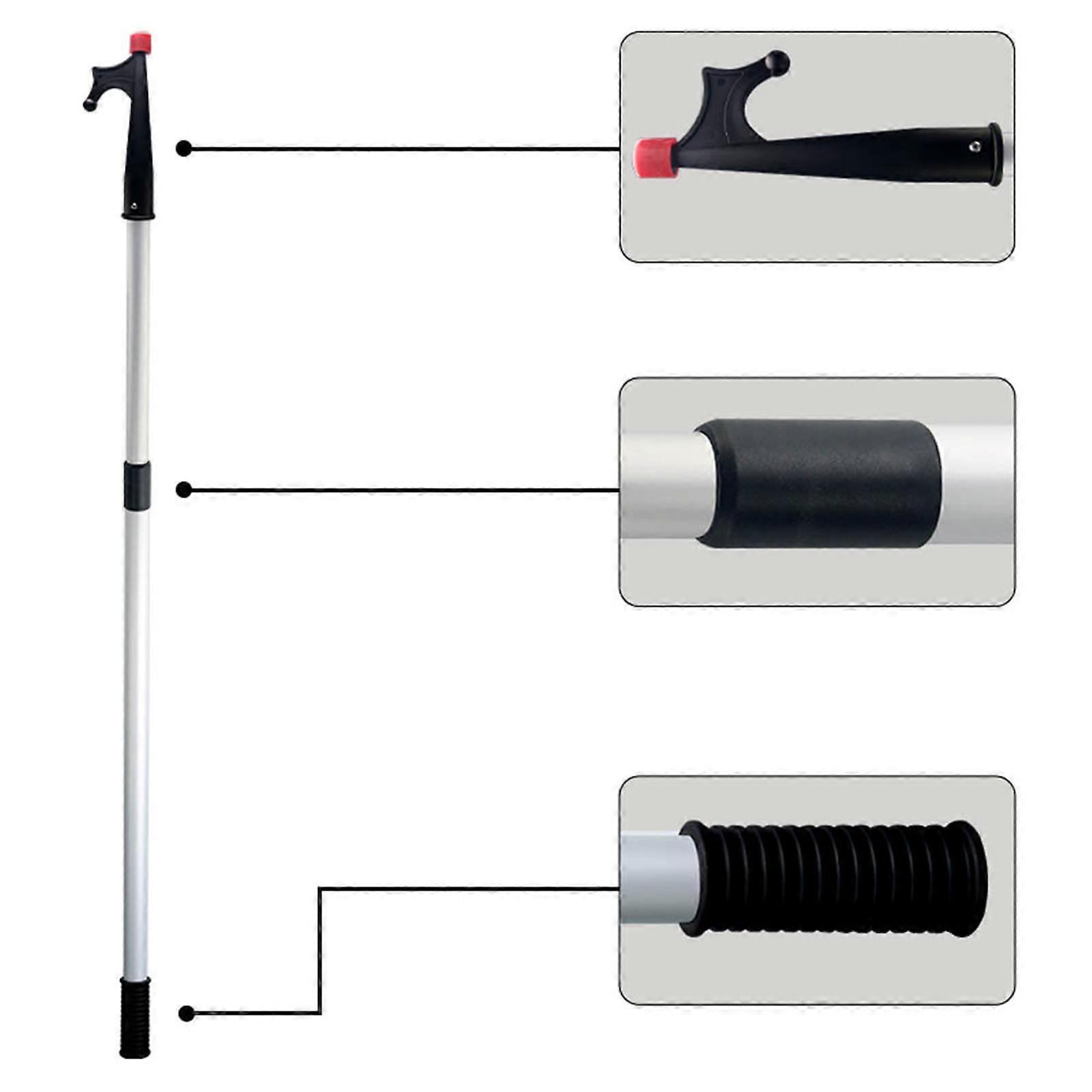 Telescoping Boat Pole Marine Boating Accessories Extend Boat Push Hook ...