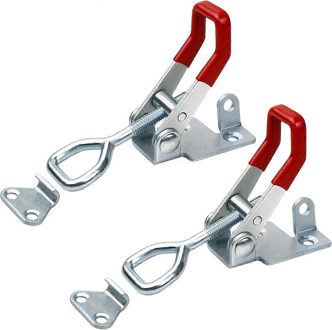 2 PCS Heavy Duty Toggle Clamp Latch 4003 Adjustable Latch Hardware ...