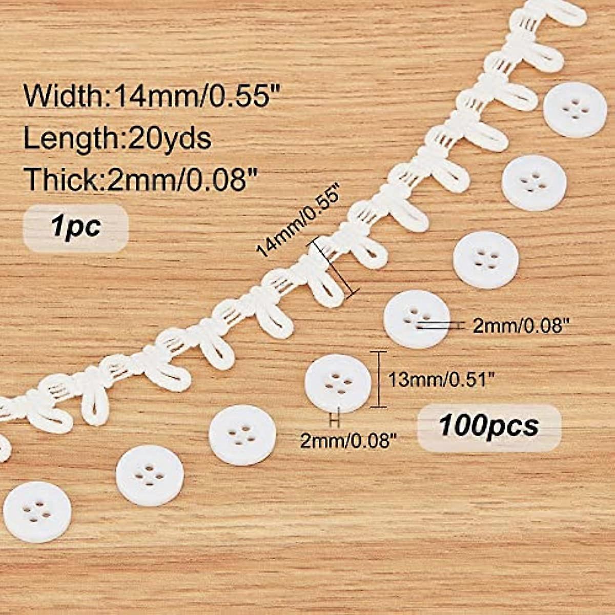 20 Yards Gimp Braid Trim Buttonhole Trim Fringe Lace White Braid Trim ...