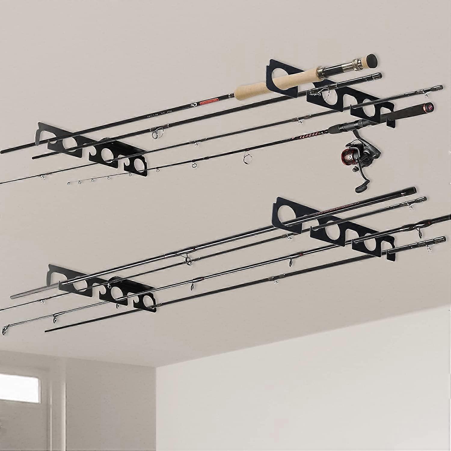 Fishing Rod Holders for Garage Fishing Pole Holders, Metal,removable ...