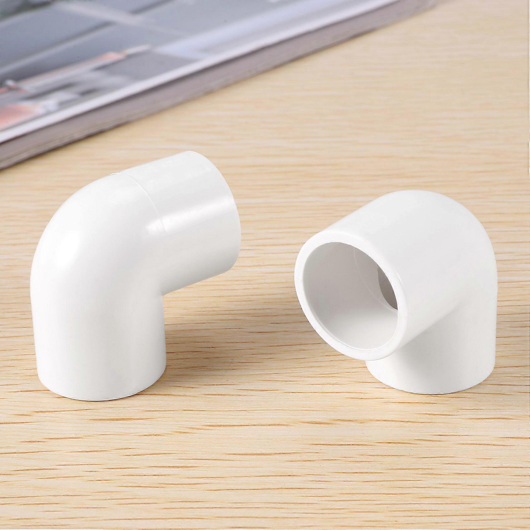 5 Pieces 20mm Dia 90 Angle Degree Elbow PVC Pipe Fittings Adapter ...