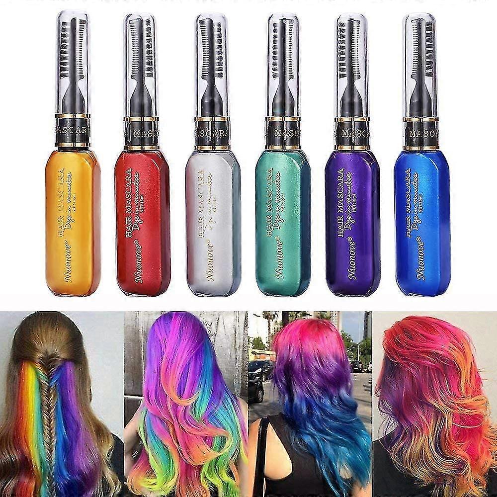 Hair Dye For Girls Temporary Hair Mascara Temporary Hair Color Chalk ...