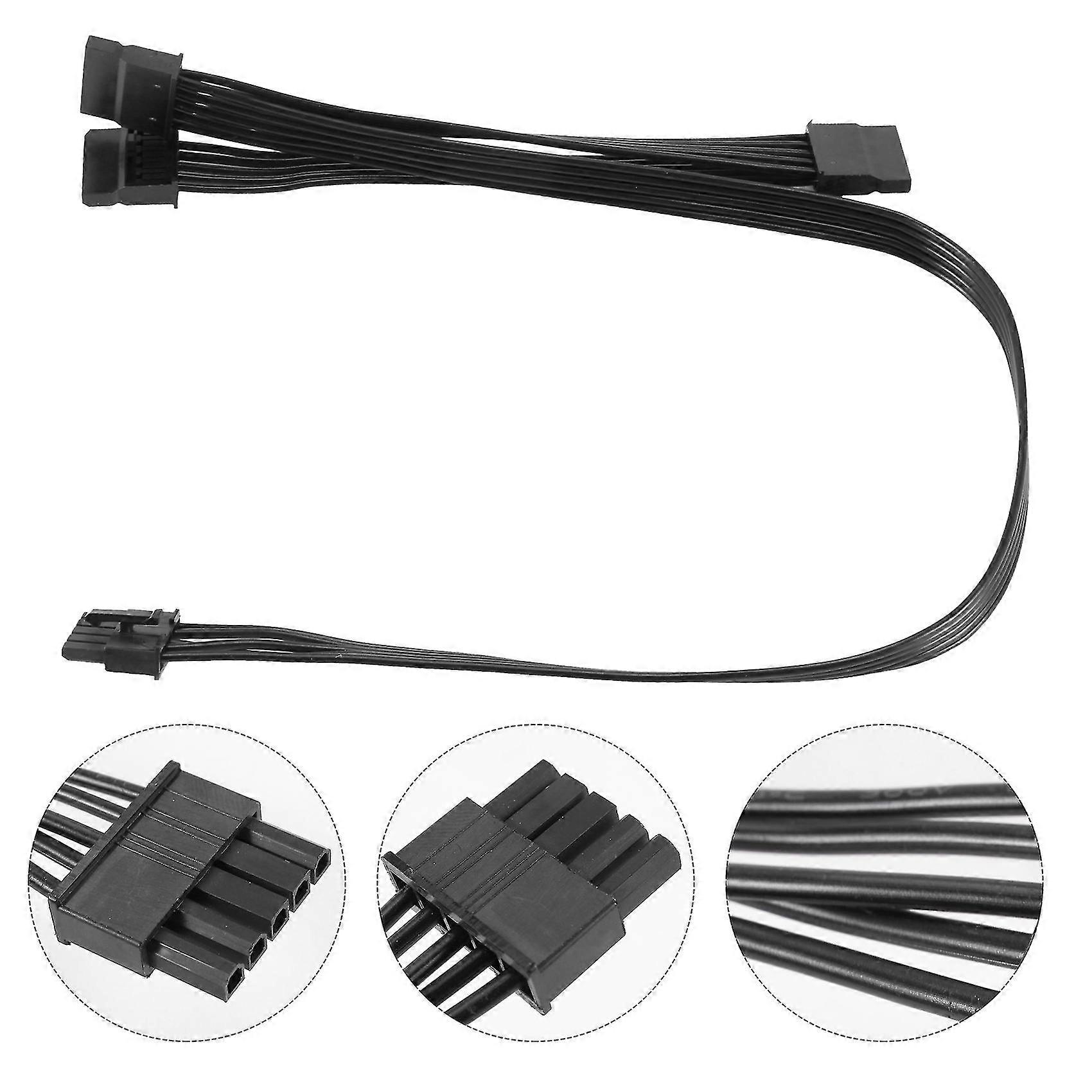 5 Pin To 3 Sata Hard Drive Hdd Power Cable Only For Cooler Master V550 ...