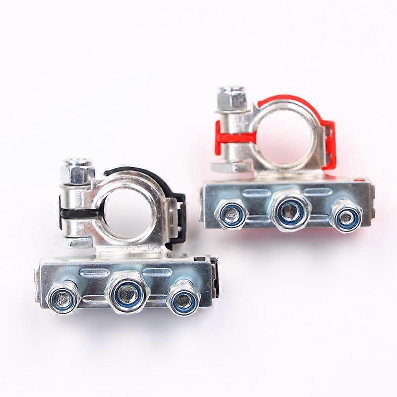 Cosse Batterie 12v Lot de 2 Connecteur de Borne de Batterie 3 Voies 12 V Cosses Batterie Voiture ...