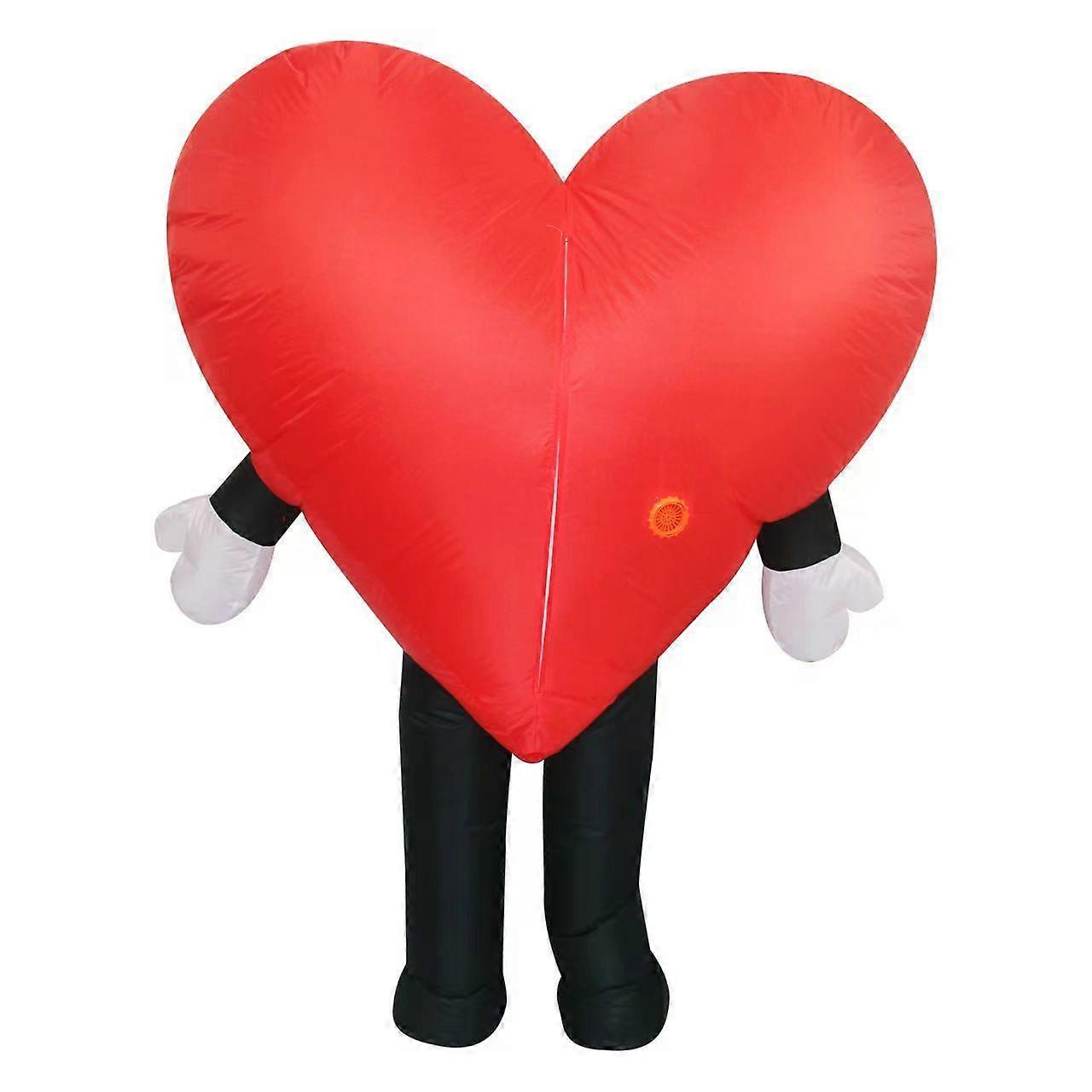 Inflatable Costume Red Love Heart Party Costume Halloween Cosplay ...