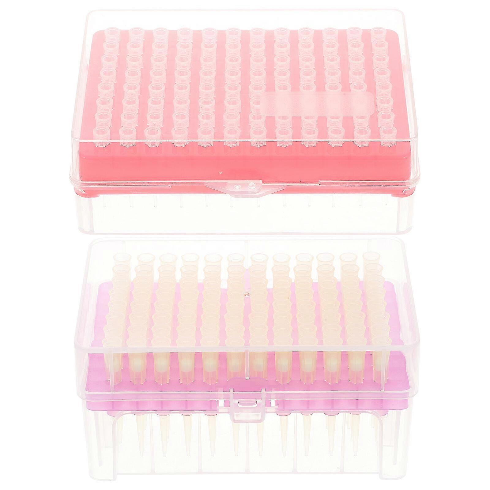 2 Boxes Plastic Pipettes Filter Pipette Tips Filtered Pipette Tips ...