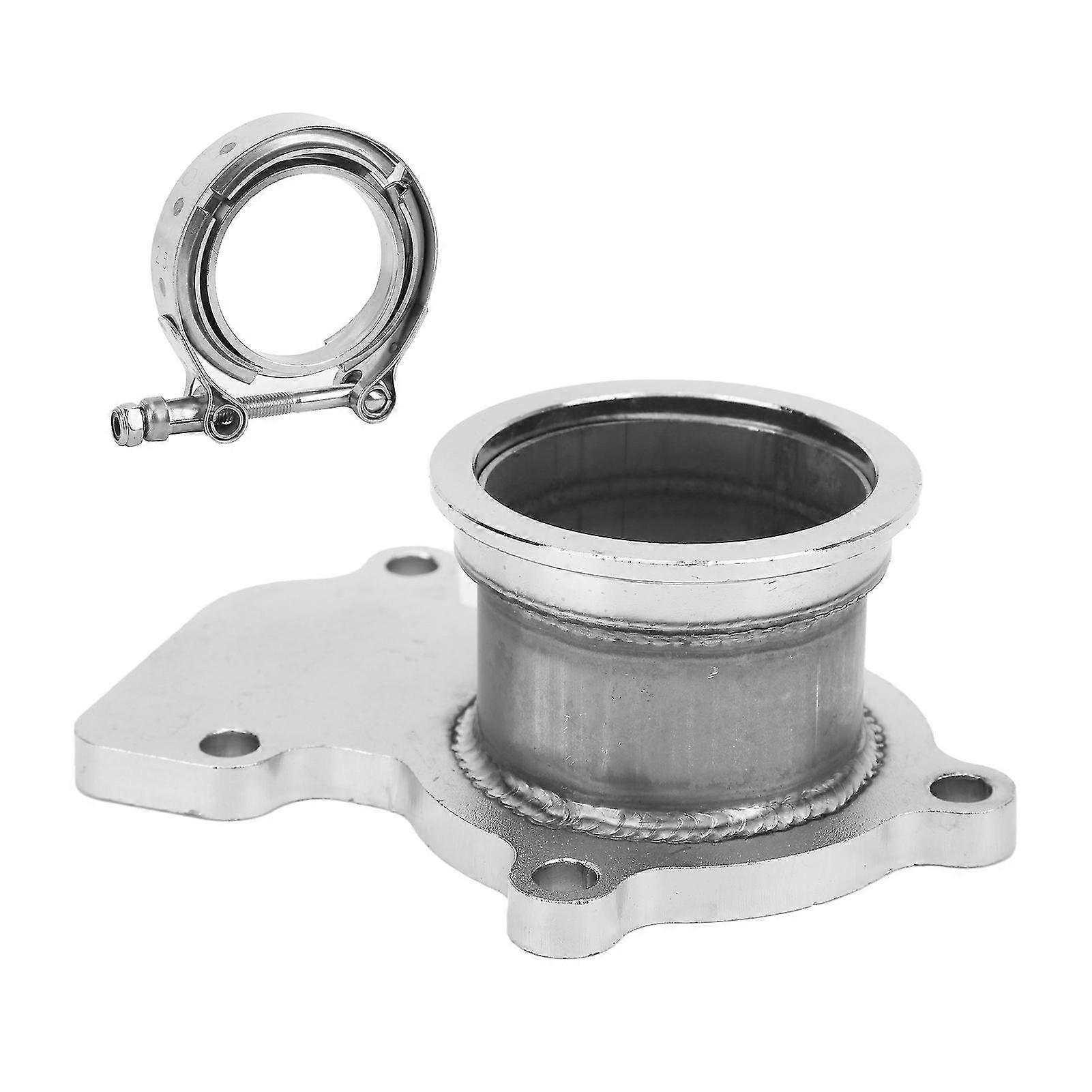 Car 5 Bolts to V Band Turbo Flange Adapter Set Replacement for Cummins ...