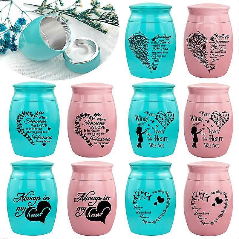Mini Memorial Urn Aluminum Alloy Threaded Lid Pet Cremation Urns ...