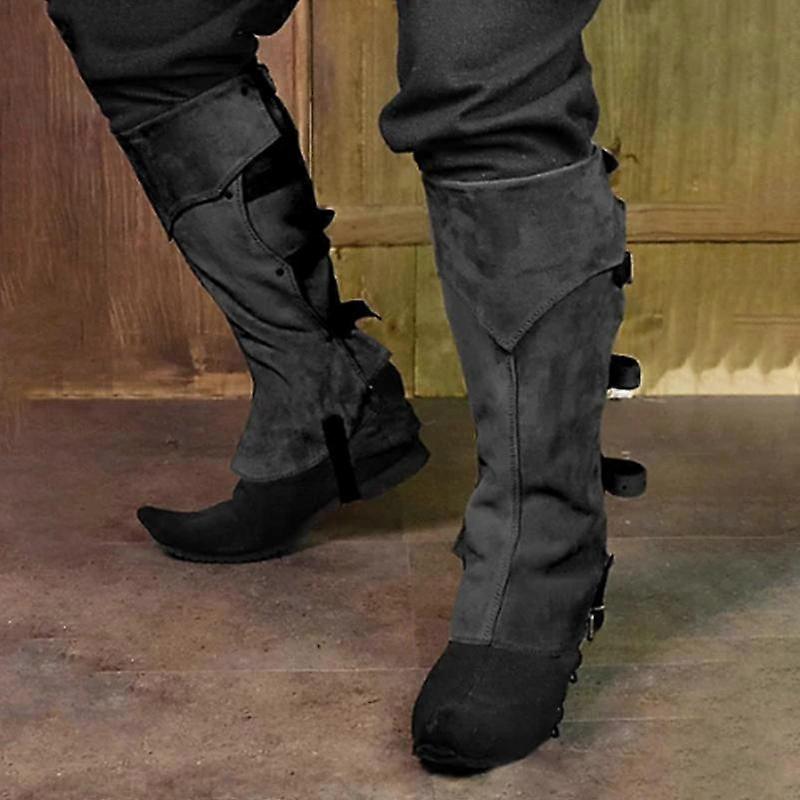 Pirate Boots Covers Faux Leather Steampunk Boots Medieval Renaissance ...