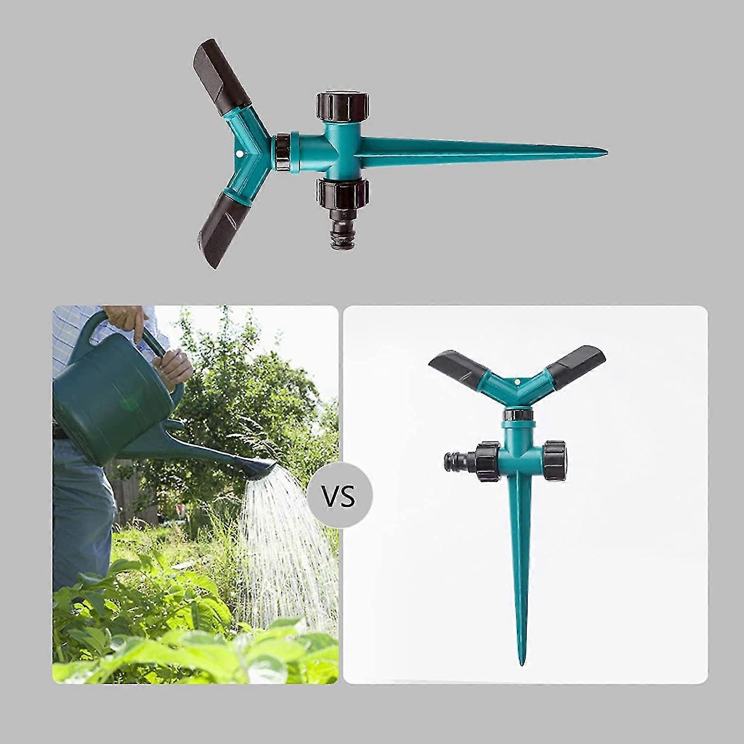 2Pcs Circular Sprinkler, Ground Spike, Large-area Sprinkler, Lawn ...