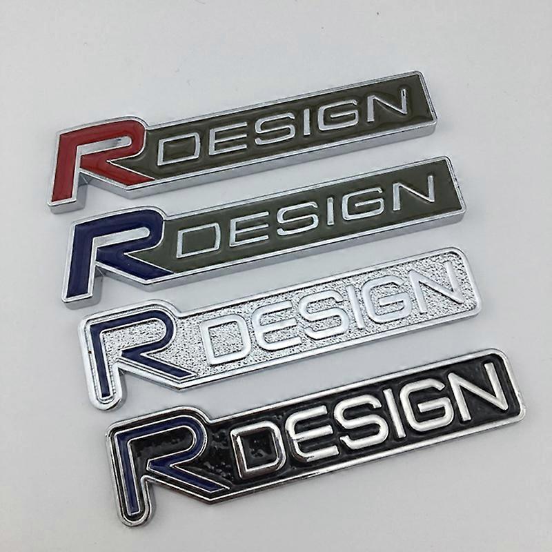 3D Car Trunk R Design Rdesign Grill Emblem For Volvo S60 Rdesign ...