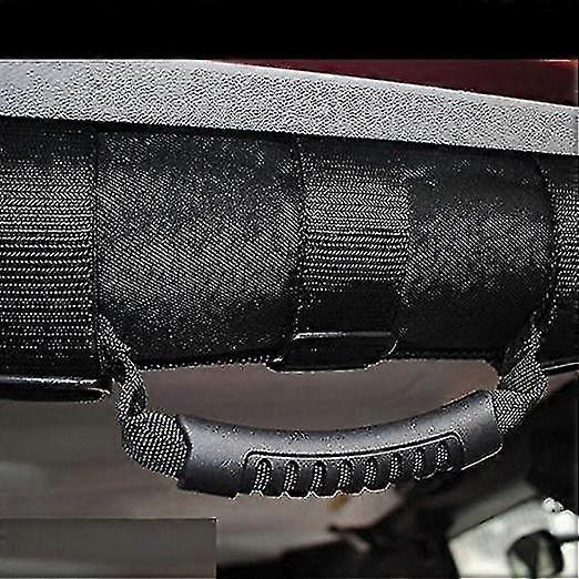 4 X Roll Bar Grab Handles Grip Handle For Jeep Wrangler (black) | Fruugo UK