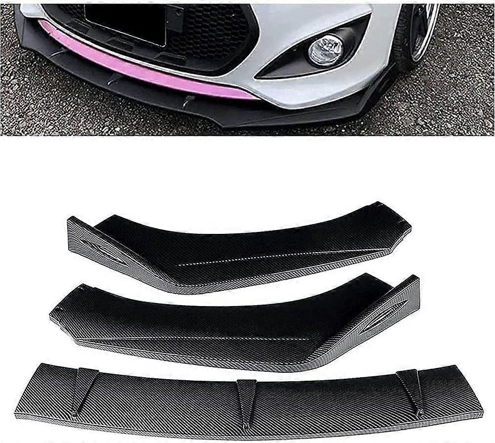 Car Front Bumper Lip Splitter for Hyundai Veloster 2013-2017, ABS Lip ...