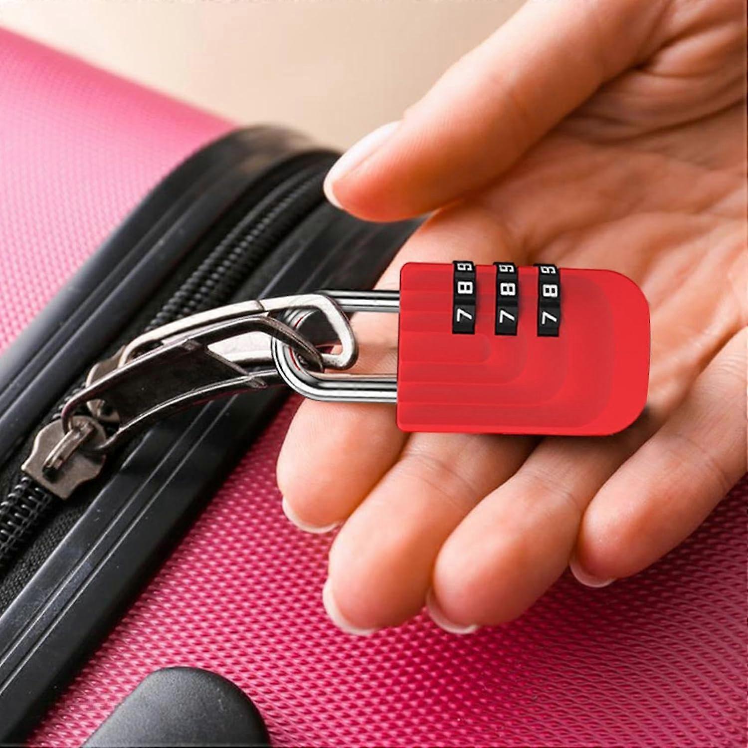 Locks with Code | 90 Degree Rotation Suitcase Locks 3-Digit Combination ...