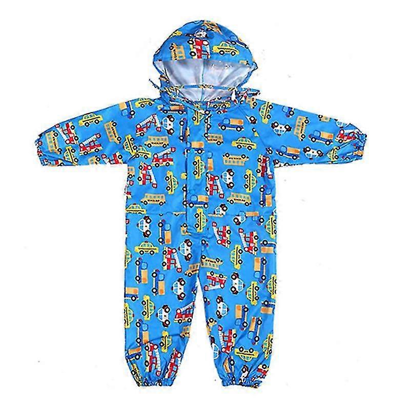 Cartoon Raincoat Kids Children Jumpsuit Rainwear Boy Girl Waterproof Poncho | Fruugo UK