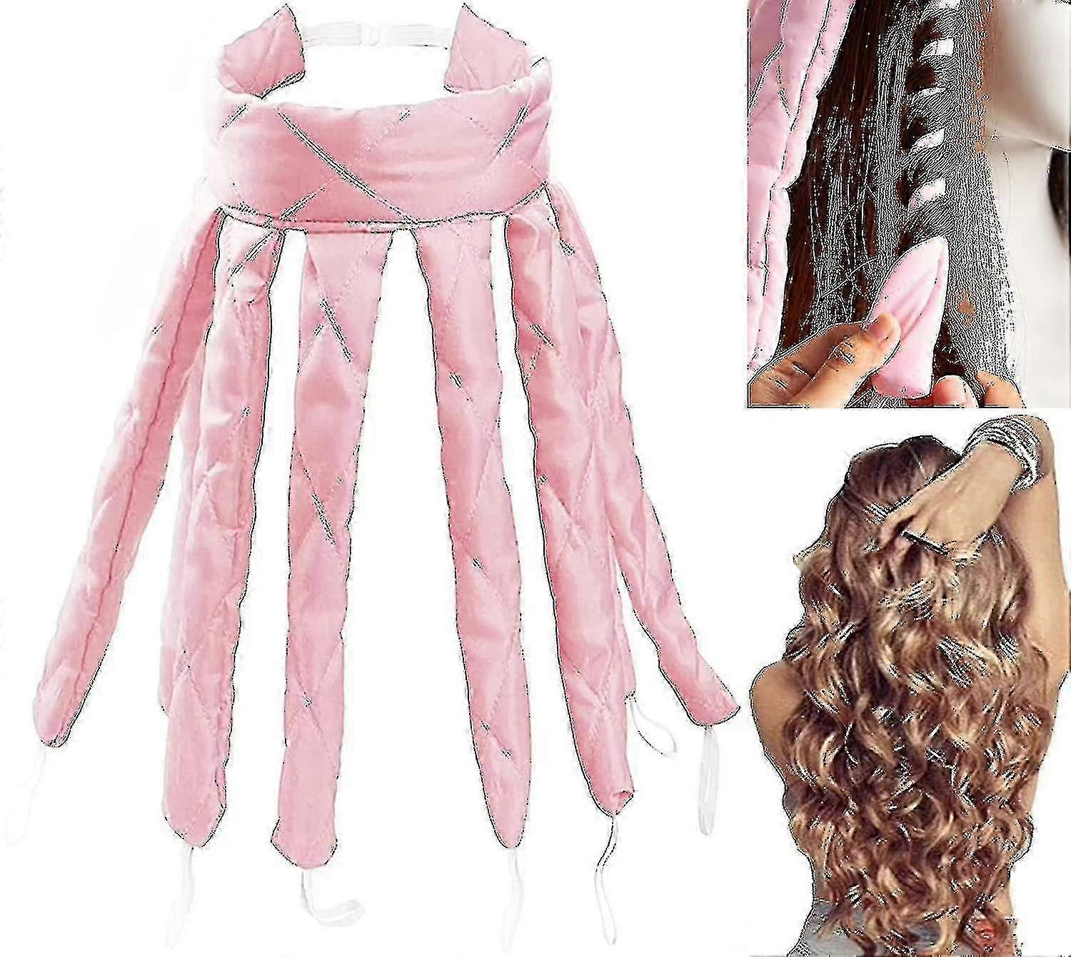 Heatless Curlers Headband, Octopus Hair Curler, Hair Rollers Overnight ...