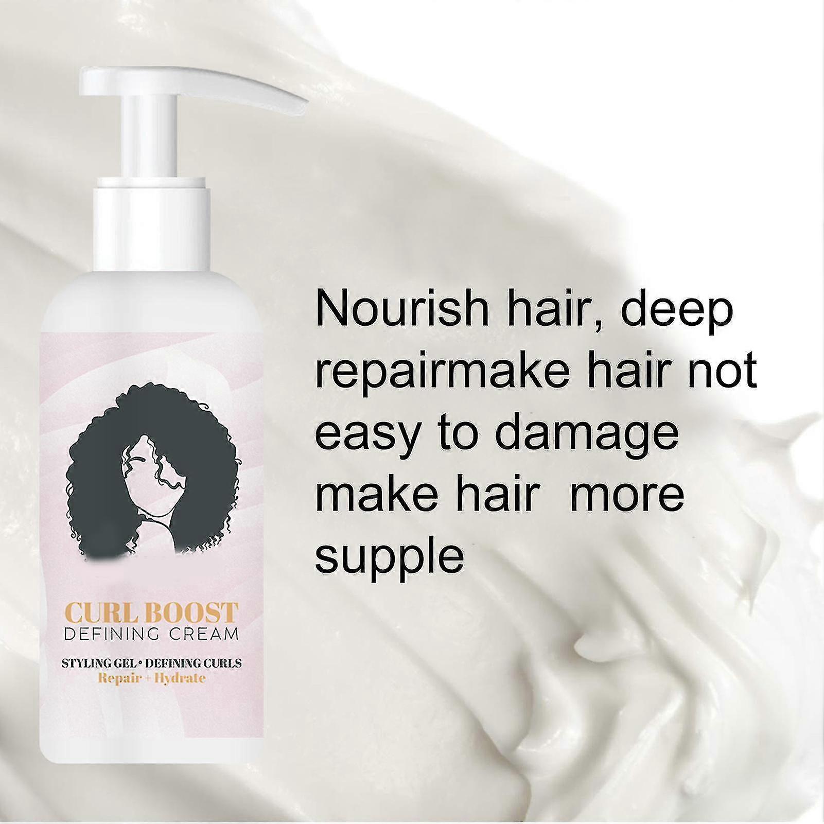 Curl Defining Hair Cream With Aminos Acid Hair Frizz Control Shine For ...