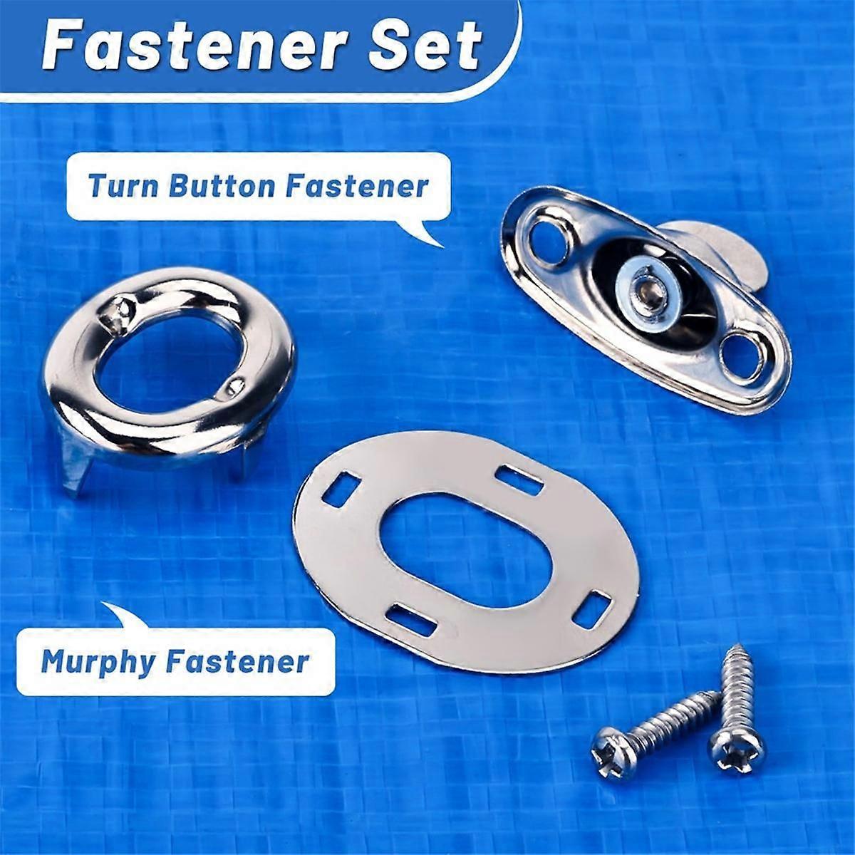 10Sets Marine Grade Twist Lock Fasteners Turn Button Eyelet,for Canvas ...