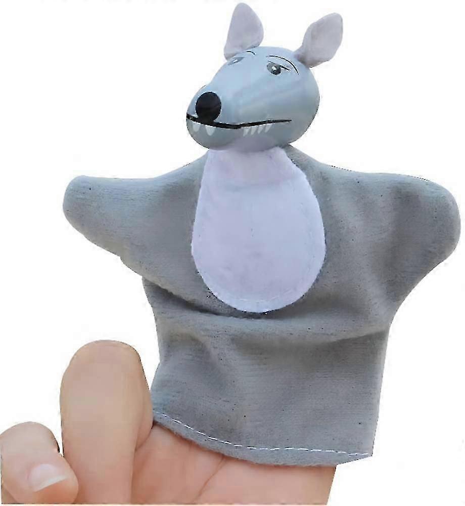The Three Little Pigs and the Wolf Finger Puppet Story Toy, Toddler Children's Story Theater ...