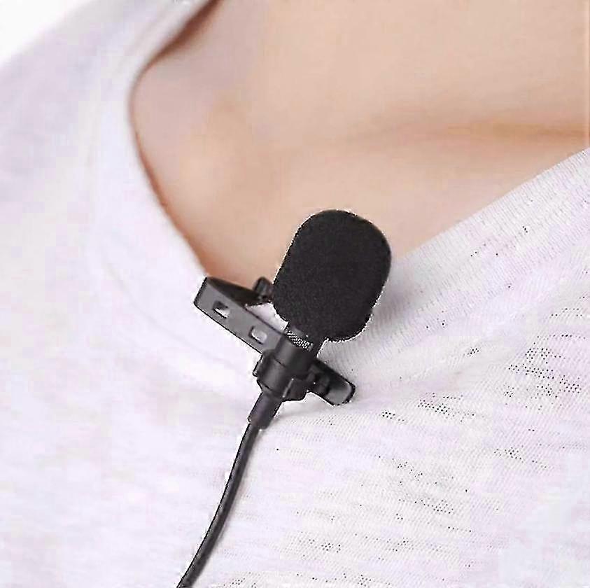 Lavalier Mic Clip On Lapel Microphone with 4 Pin Mini XLR Body Pack ...