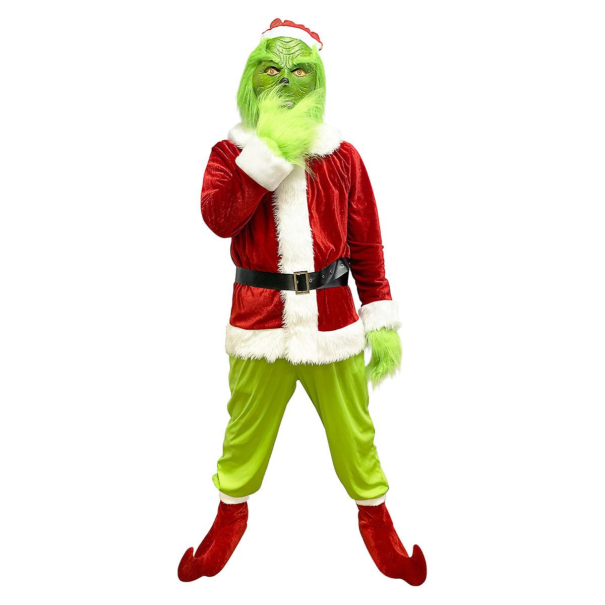 6-piece Costume Of The Christmas Monster, Full Play Of The Grinch, The ...