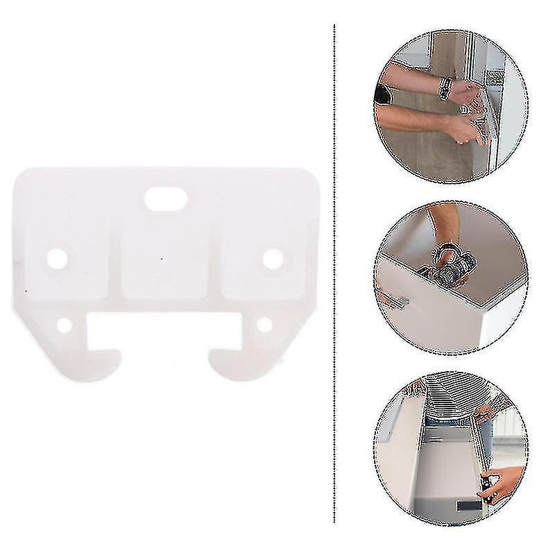 10pcs Plastic Drawer Track Guides Slides Replacement Furniture Parts ...