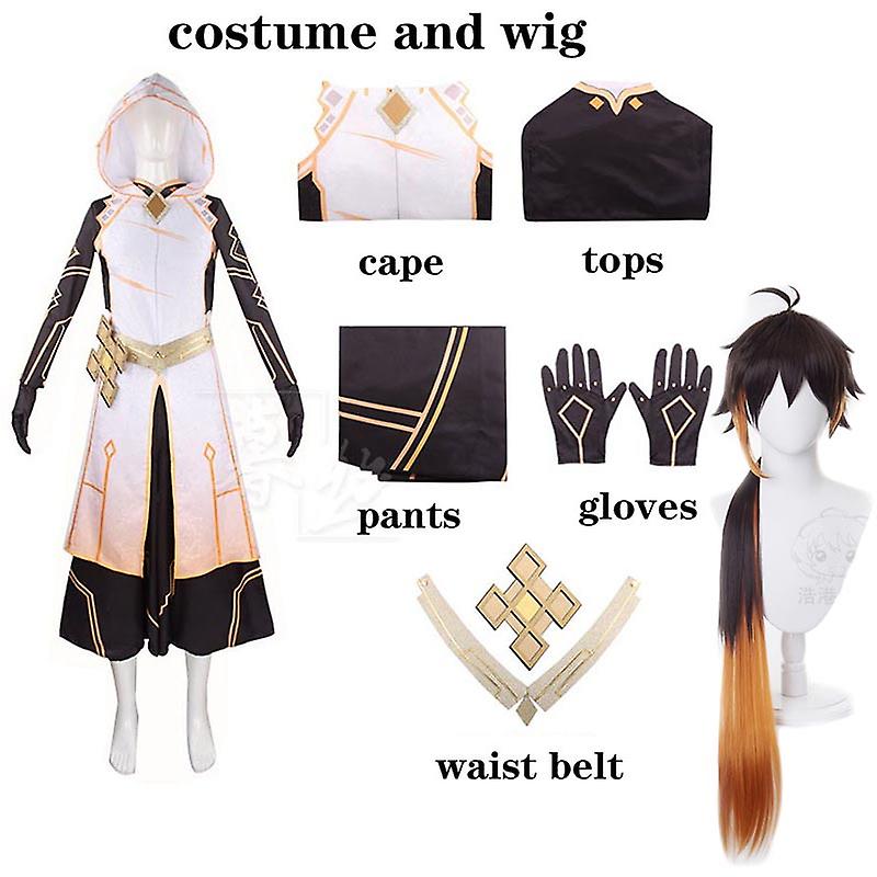 Jeu Genshin Impact Rex Lapis Morax Cosplay Tenues Zhongli Cosplay ...