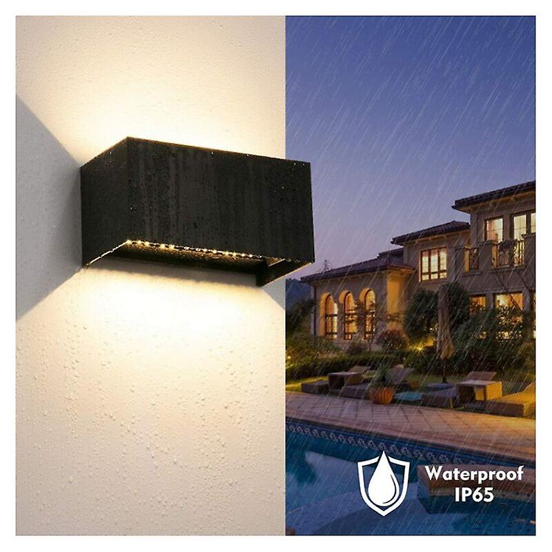 Wall Light Indoor Outdoor 3000K Warm White with Adjustable Beam Angle ...
