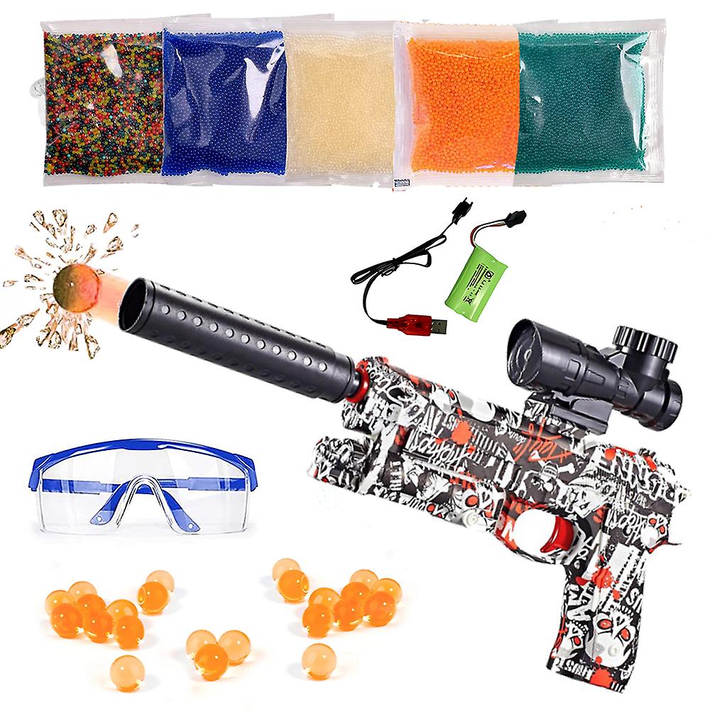 Electric Splatter Ball Gel Blaster Pistol Glock Shooter Water Gel ...