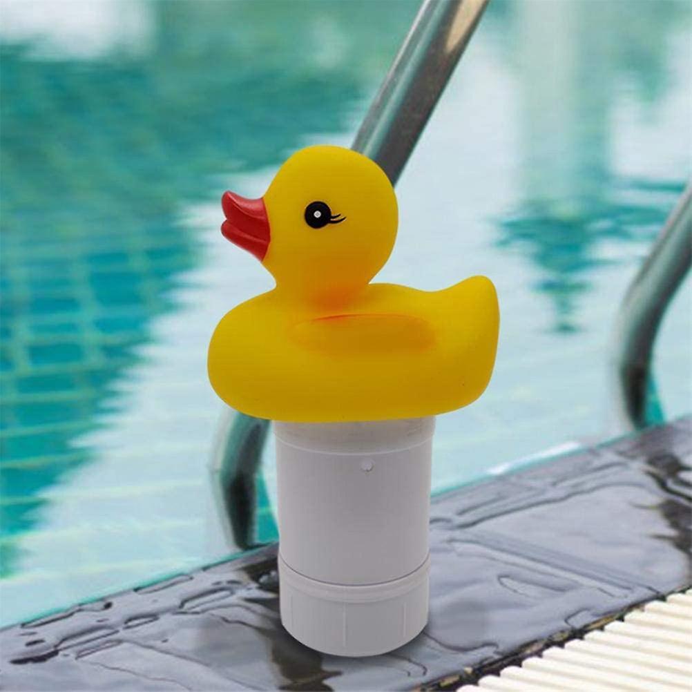 Automatic Swimming Pool Chlorine Duck Shaped Floating Dispenser for Spa ...