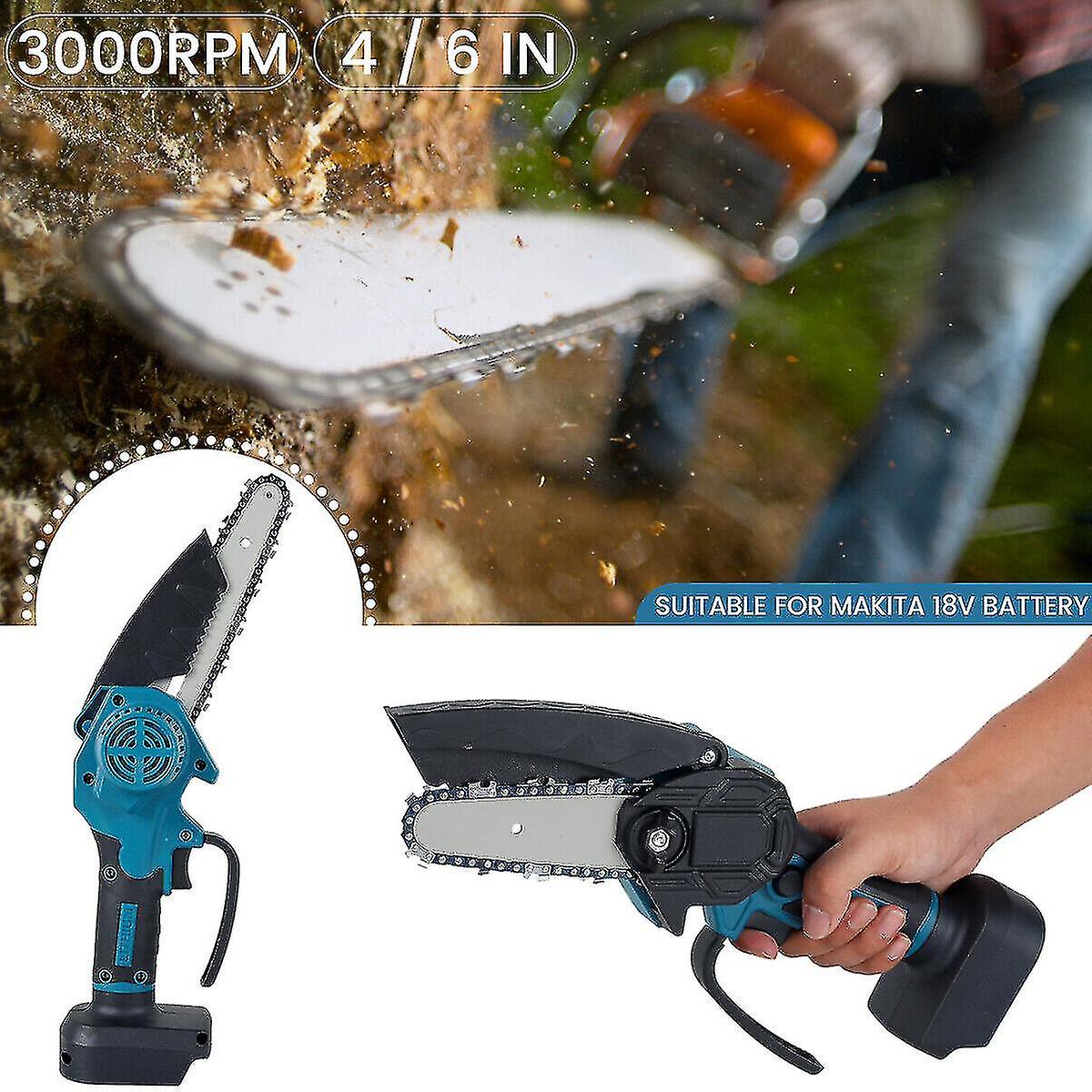 Cordless Electric Chainsaw Portable Electric Saw -hand Chainsaw Mini ...