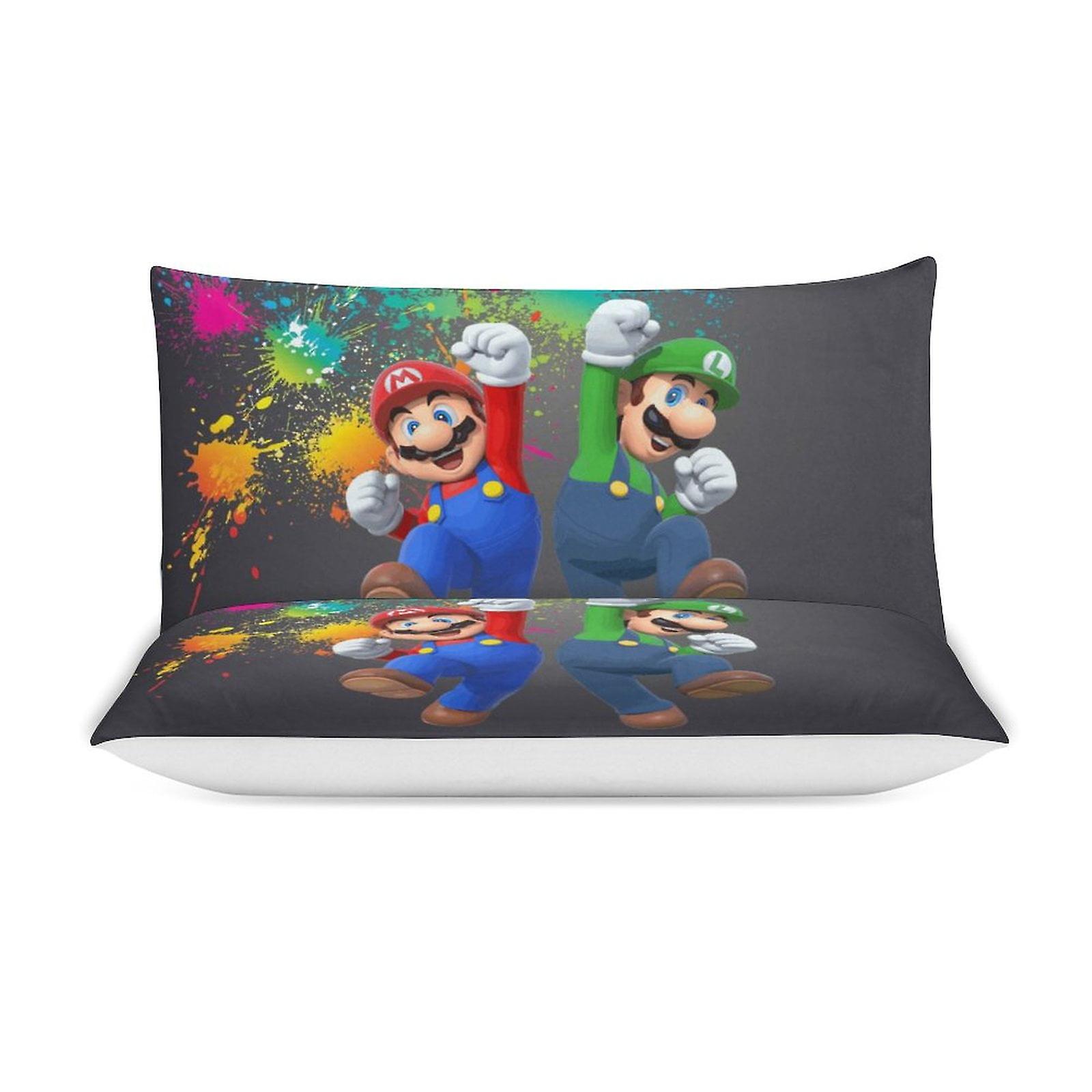 Luigi;s Mansion Mario Bros 3 Piece Bedding Sets Decor Comforter Sets ...